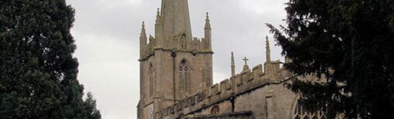 St Mary's Church, Croscombe The interior is a treasury of Jacobean church decoration with a rood screen and box pews.