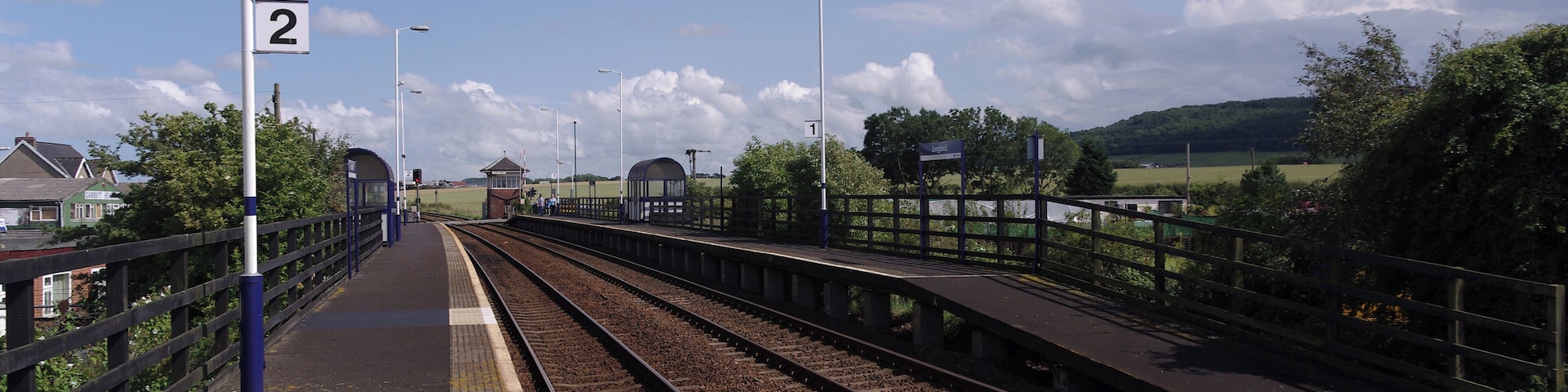 Longbeck railway station on the Tees Valley Line.