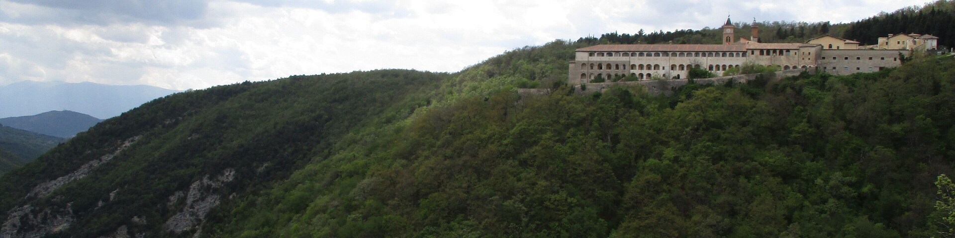 Veduta della certosa di Trisulti