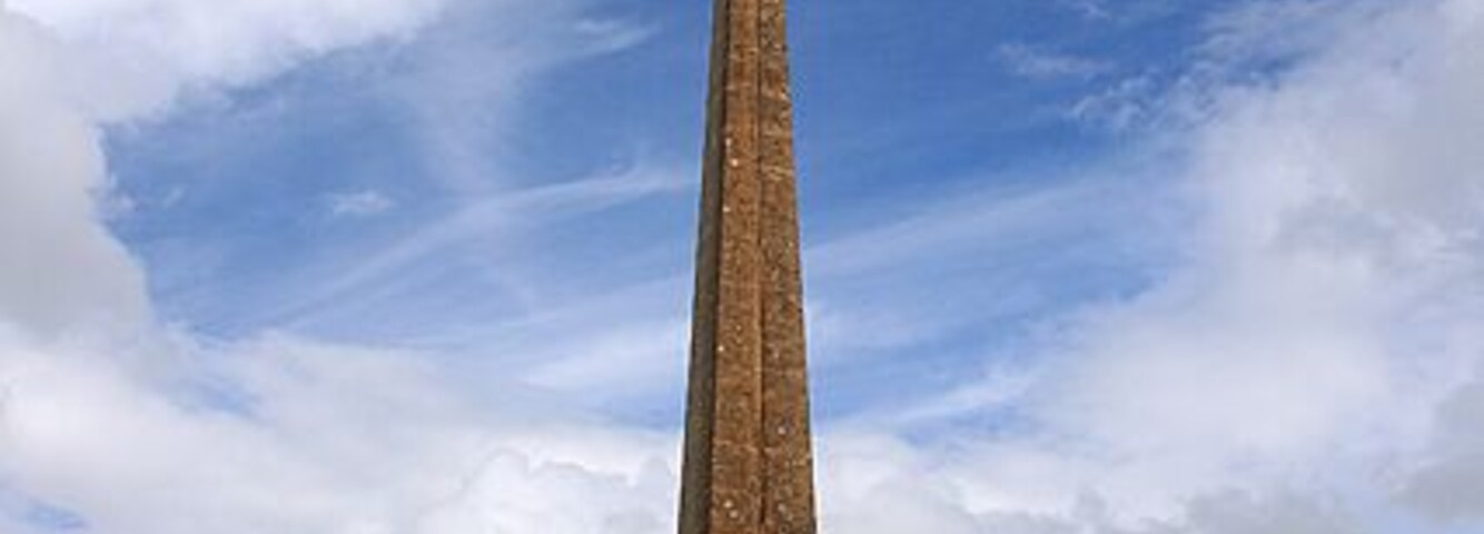 The Obelisk in Thornhill Park - Stalbridge A short distance north west of Thornhill House on a hilltop set in parkland is an obelisk by the artist Sir James Thornhill. It was erected in 1727 to commemorate the accession of George II and Queen Caroline. Grade II Listed.