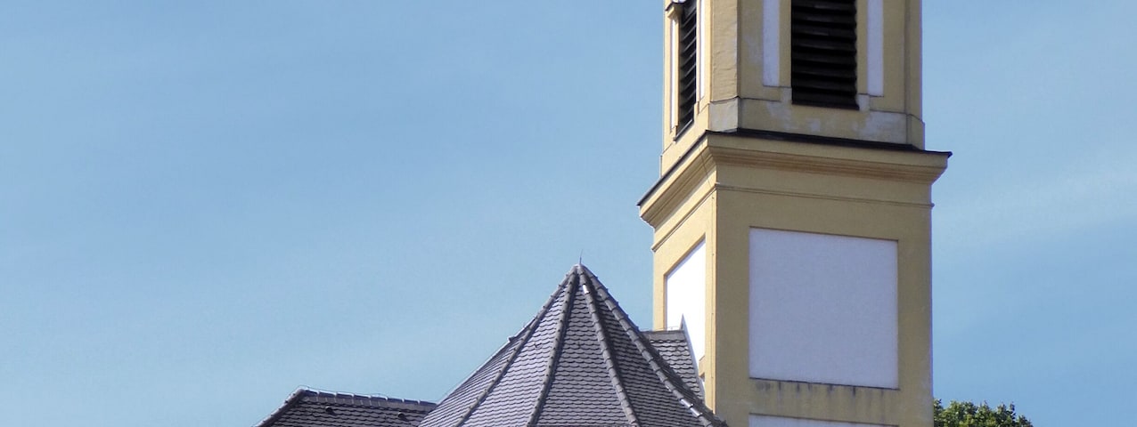 Hohenschäftlarn, Georgskirche von Osten gesehen.