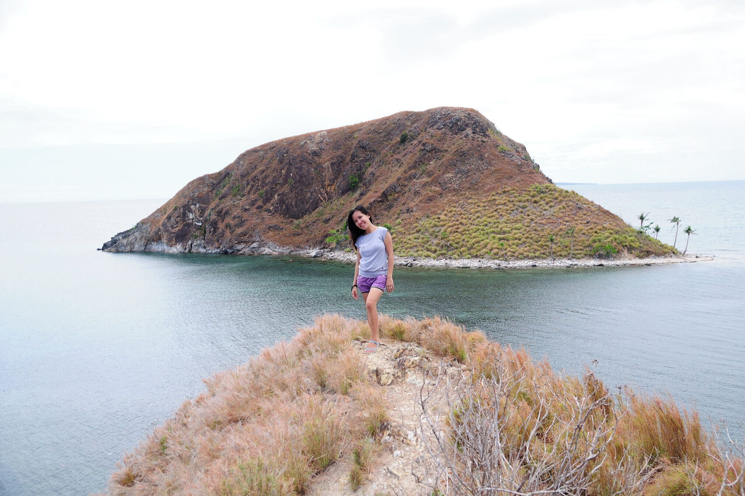 A view from the top of the island is stunning. When you want to trek, enjoy crystal clear waters and see beautiful sights, this small island is perfect. #beach #roadtrip