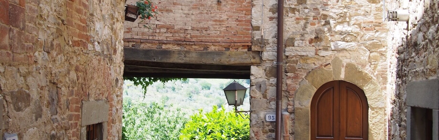 Charming hill town of Montefioralle