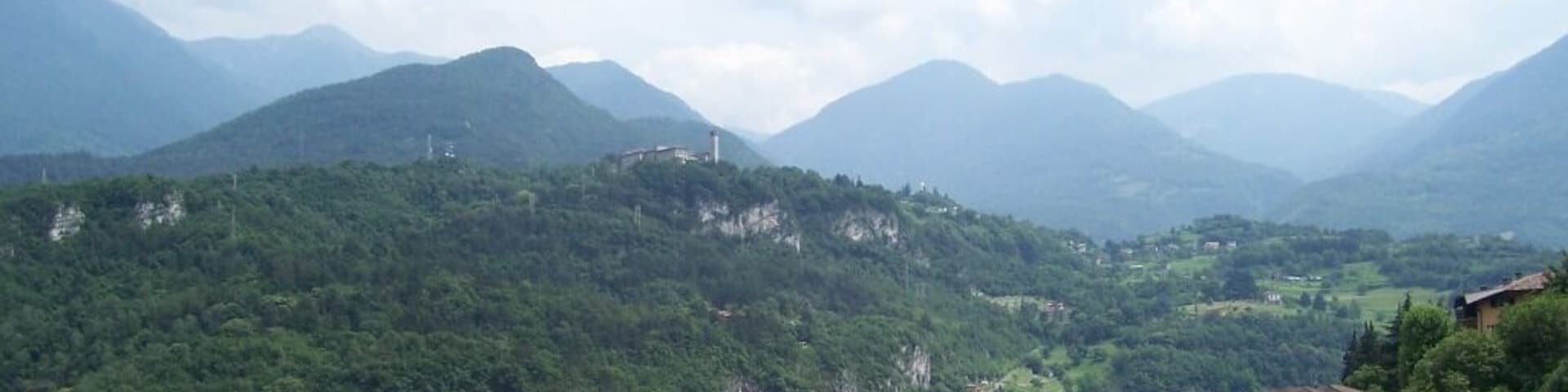 East Valle Camonica seen from Malegno