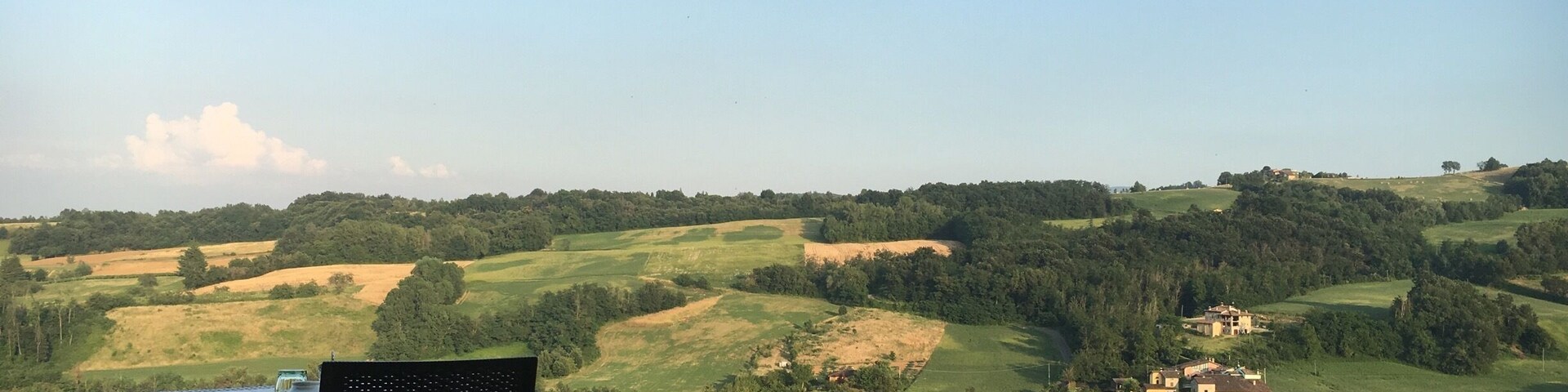 A great view during my dinner time