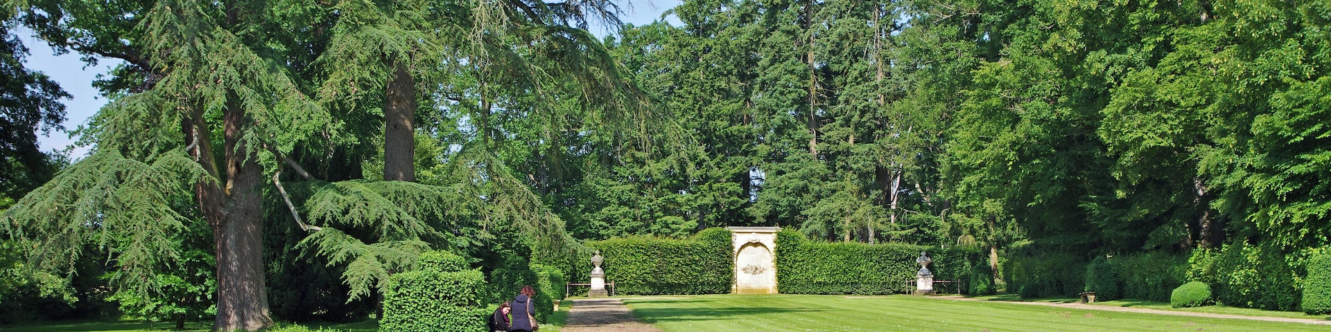 Le parc du château.