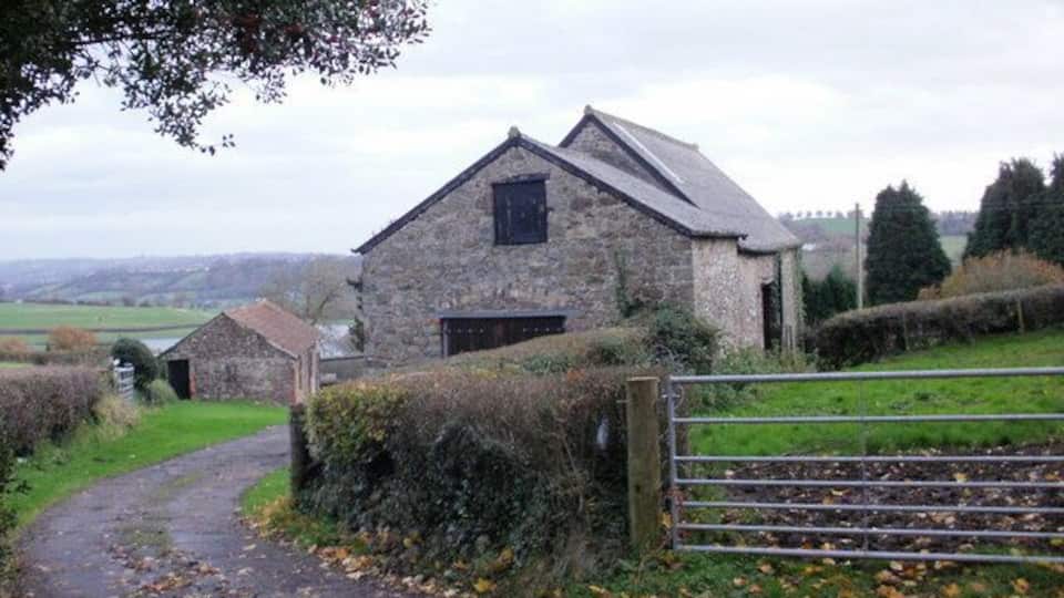 Entrance to Cwm Farm Viewed from Cwm Lane.