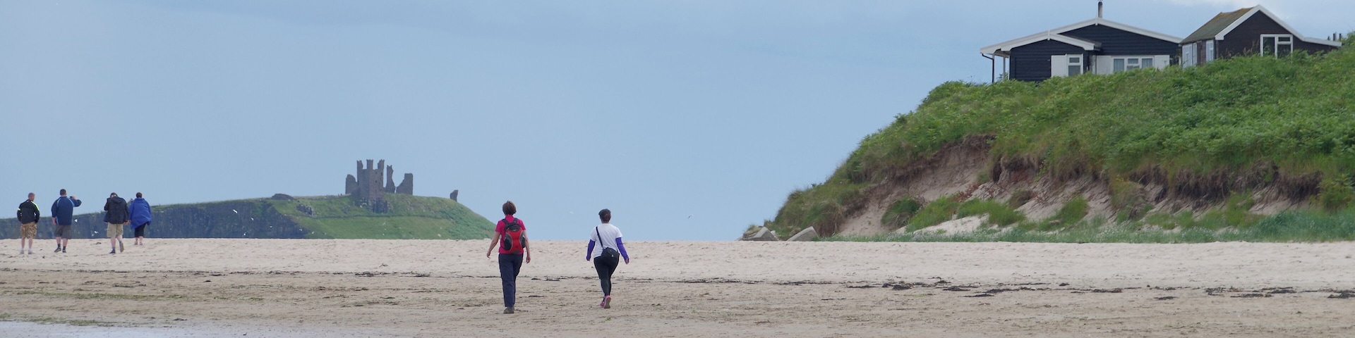 On the beach at Low Newton-by-the-Sea in Northumberland.