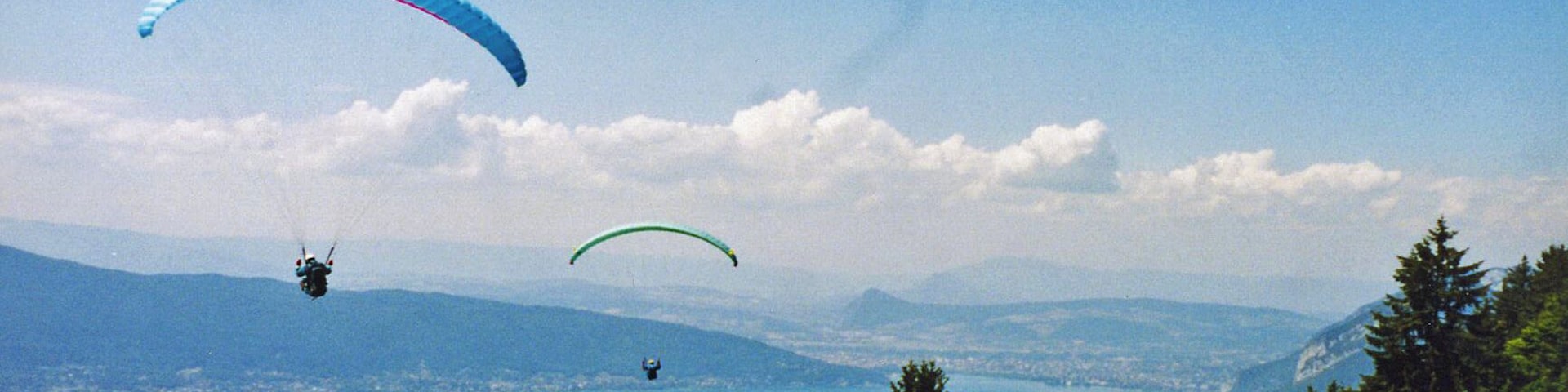 Looking North accross Lake Annecy towards Annecy from Perriere