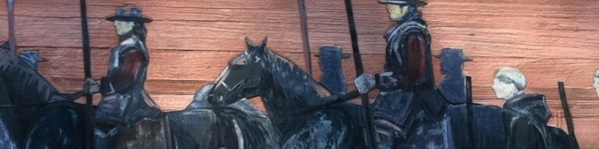 Spanish border fort built to counter the French at Fort St. Jean Baptiste in Natchitoches.