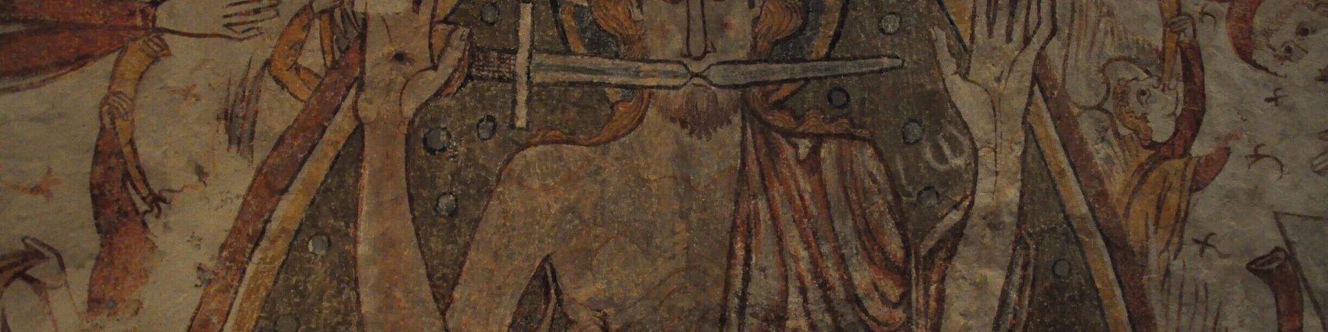 This village is a 'plus beau village' and famous for the place at which George Sands lived with Chopin (along with others) for several years. We didn't know about the murals in the crypt but found them via some rough signs inside the church. Even if the village were not so beautiful, this crypt would be worth the detour alone.