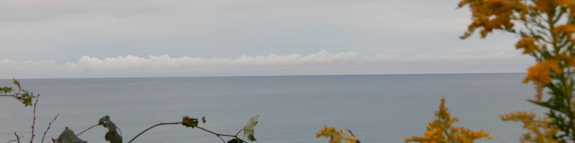 Early peaceful morning looking north to Canada !