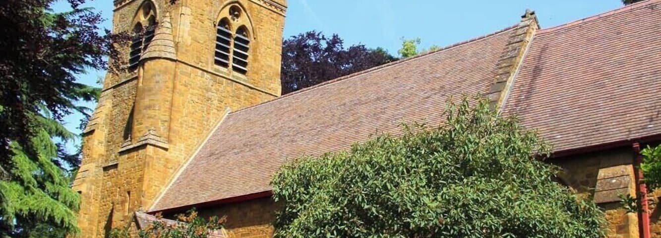 St John the Baptist church in Avon Dassett, near to Avon Dassett, Warwickshire, Great Britain.