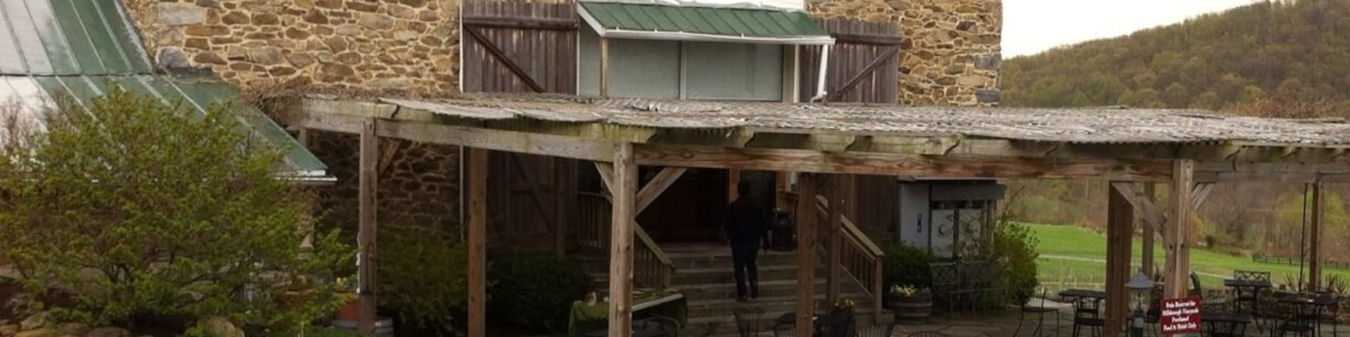Up on a hill you will find this restored barn and tasting room. Outside enjoy a glass of wine and the wonderful views. I suggest the Chardonnay.