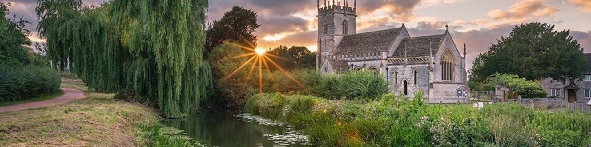 Cloud reflections at West Lydford