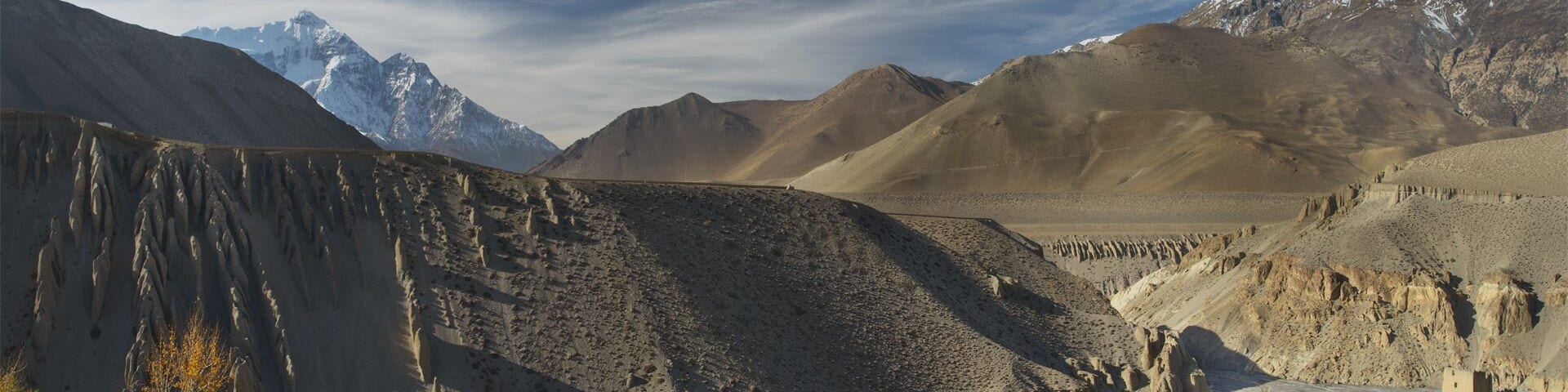 Trekking in the Upper Mustang.
November.