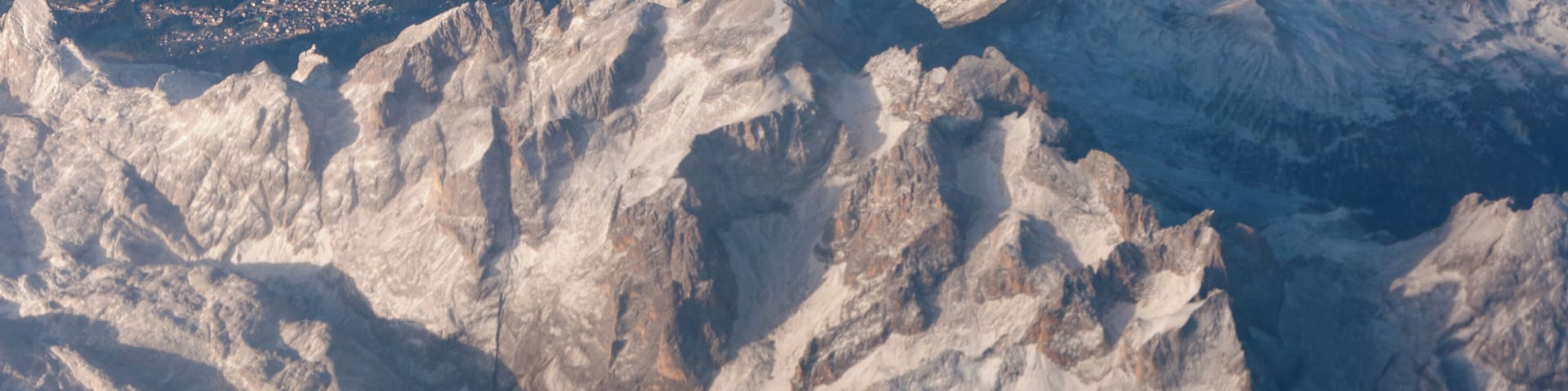 Italy, Aerial view of the Alps in Italy