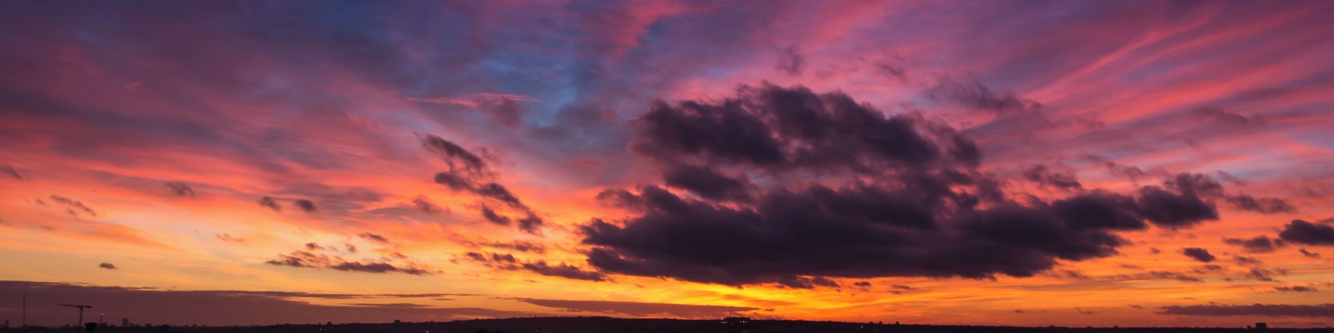 Sunset over Muswell Hill