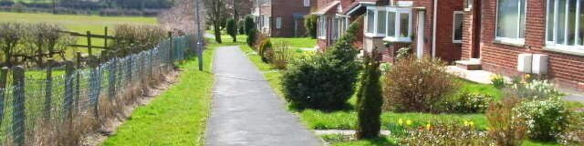 Bridge View, Fishburn Not too certain which bridge it is these houses are supposed to have a view of.