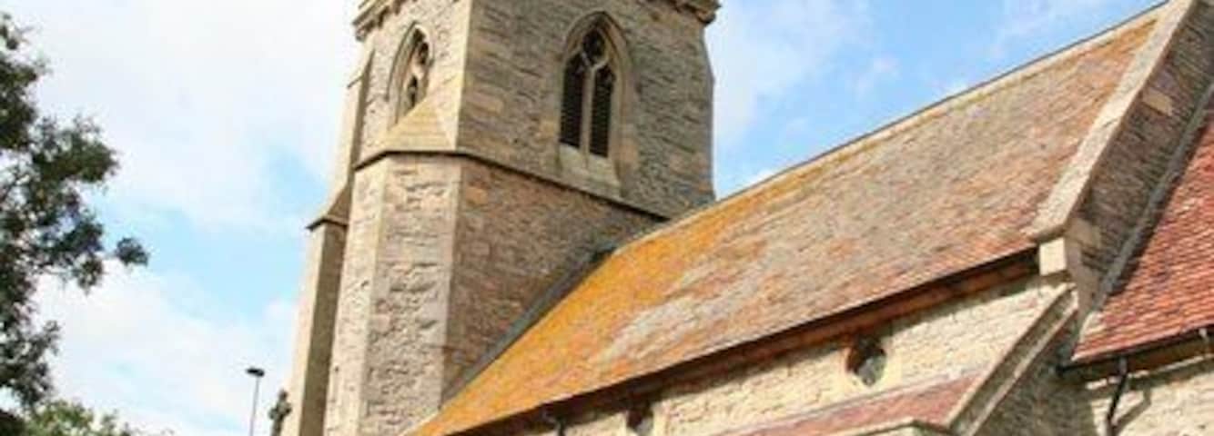 St.Helen's church Rebuilt by J.H.Hakewill in 1868-9 but with Saxon & Norman origins and many 14th century Decorated features