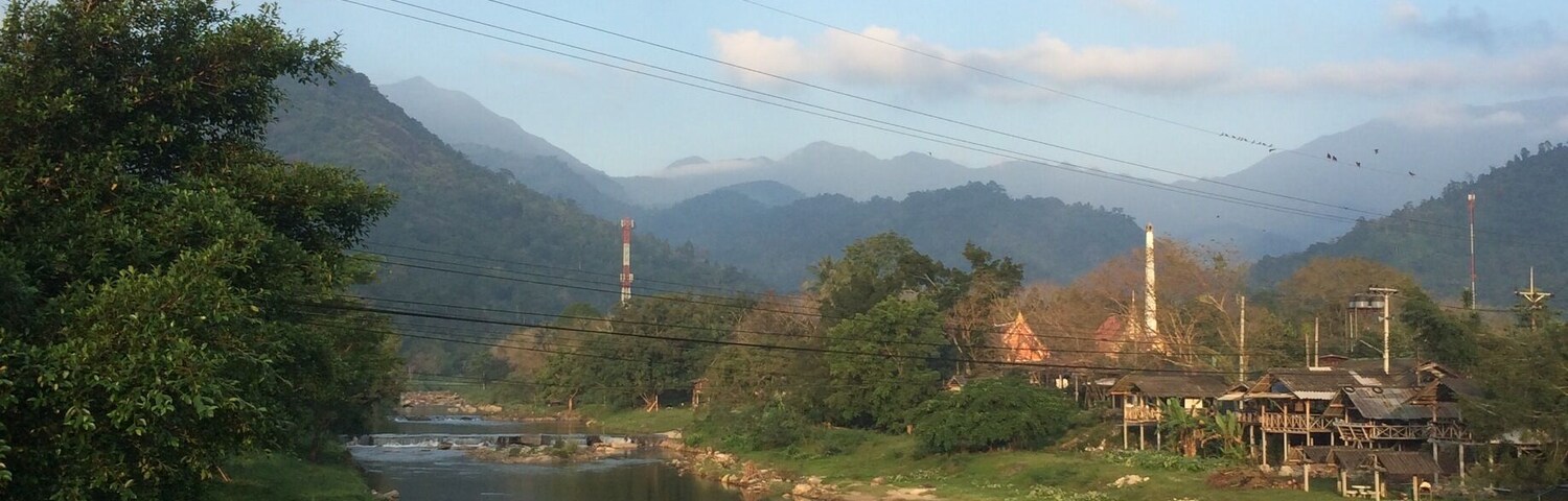 My life is easier when I was in this village .