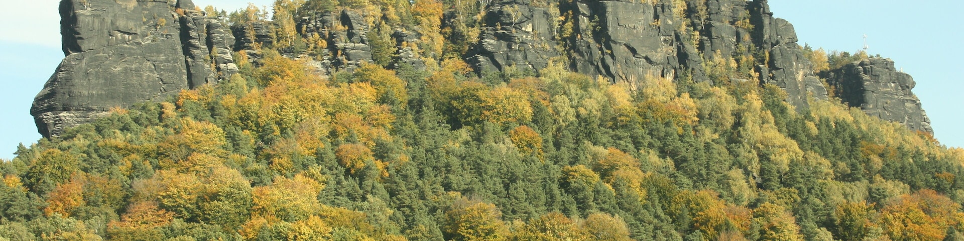 Wanderung Sächsische Schweiz Lilienstein Aufstieg Südwest