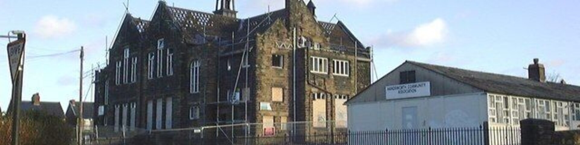 Handsworth School. Taken at the Junction of Hall Road and Fitzalan Road, Showing Handsworth School prior to its demolition in January 2004. The school opened on 10th February 1902 and finally closed in 1995.
