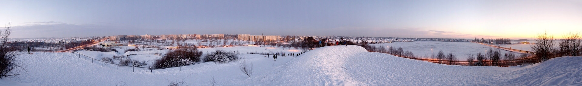 Kümmelsberg Panorama 180°, 04.01.2010