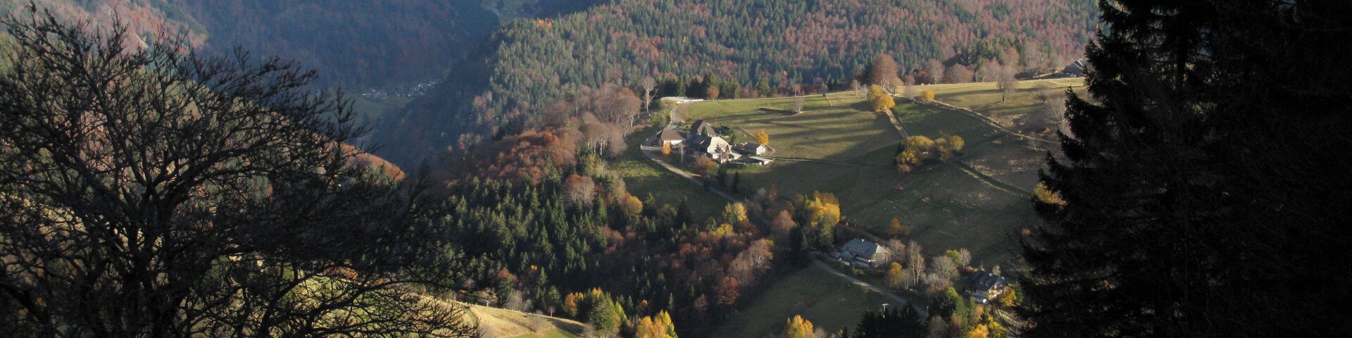 Blick vom Schauinsland über Hofsgrund zum Feldberg