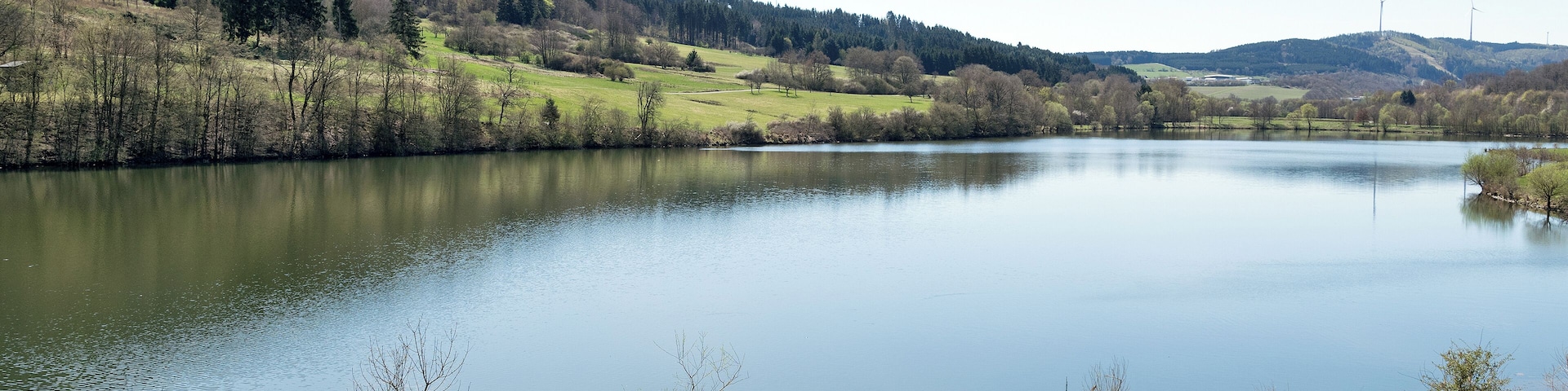 Der Perfstausee in Breidenstein