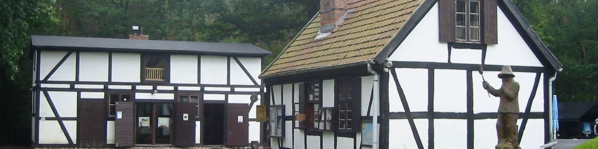 Wiethagen Forest and Charcoal Burning Lodge Museum in Rostock-Wiethagen