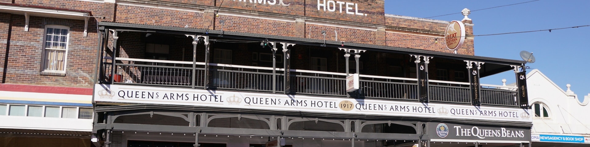 Beautiful old Queensland architecture. Also a very good pub with really great steaks. Just double check your order before you pay.