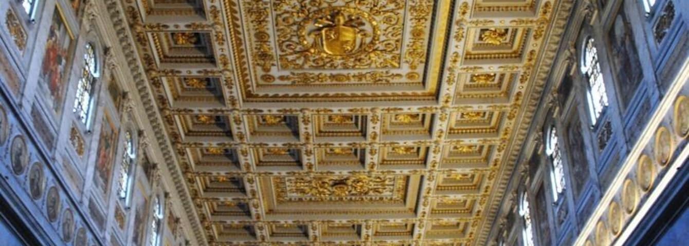 Archbasilica of St. John Lateran. One of the 4 basilicas in Rome.