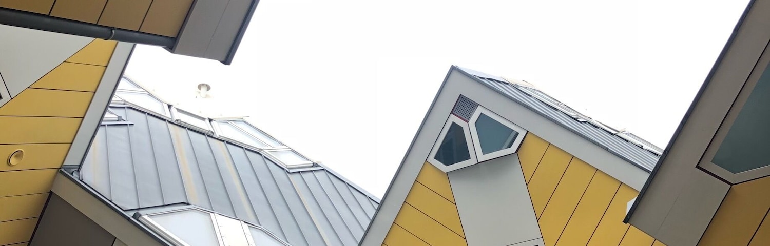 With it’s interesting architecture, the cube houses do have residents. One house remains open to visitors to get a glimpse of life inside this funky design
#Details #Architecture