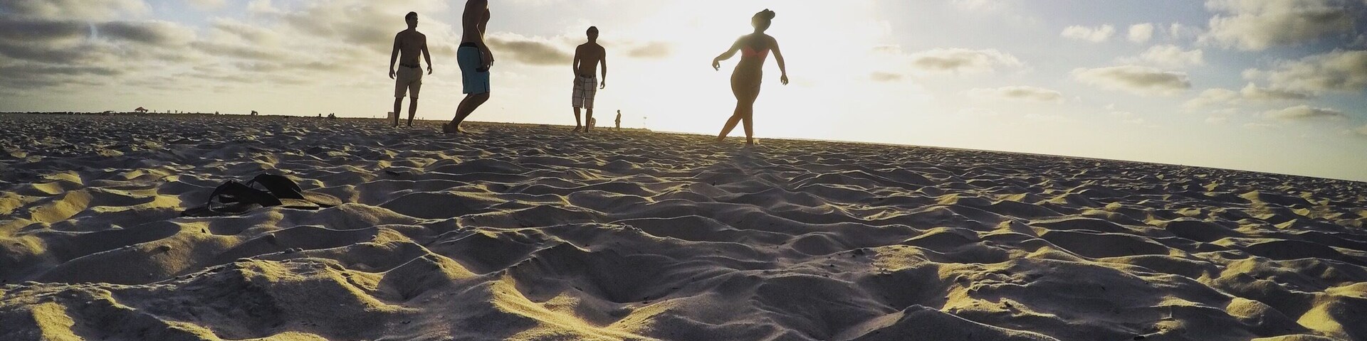 Beach soccer with the boys