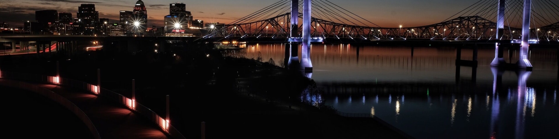 Walking The Big Four Bridge with Great Views