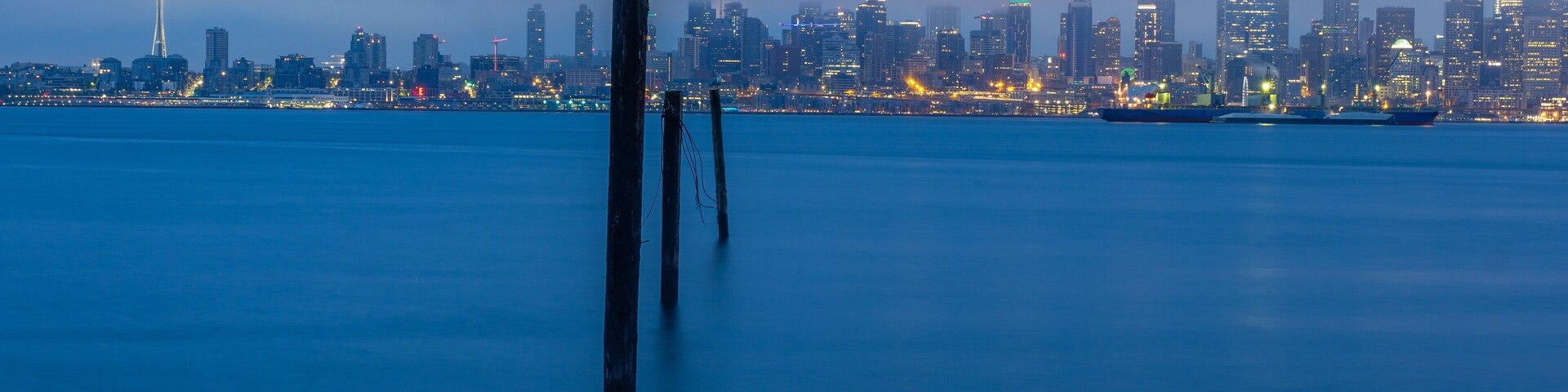 Visited Seattle in April and love the city very picturesque place. Found this spot while riding around. Great view of the skyline, at this time there was a fog hanging just over the tops of buildings. #BVSBlue
