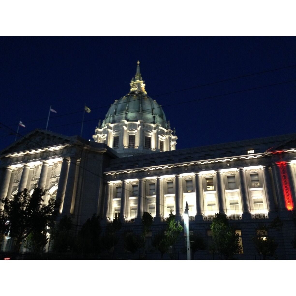 A beautiful night view of City Hall