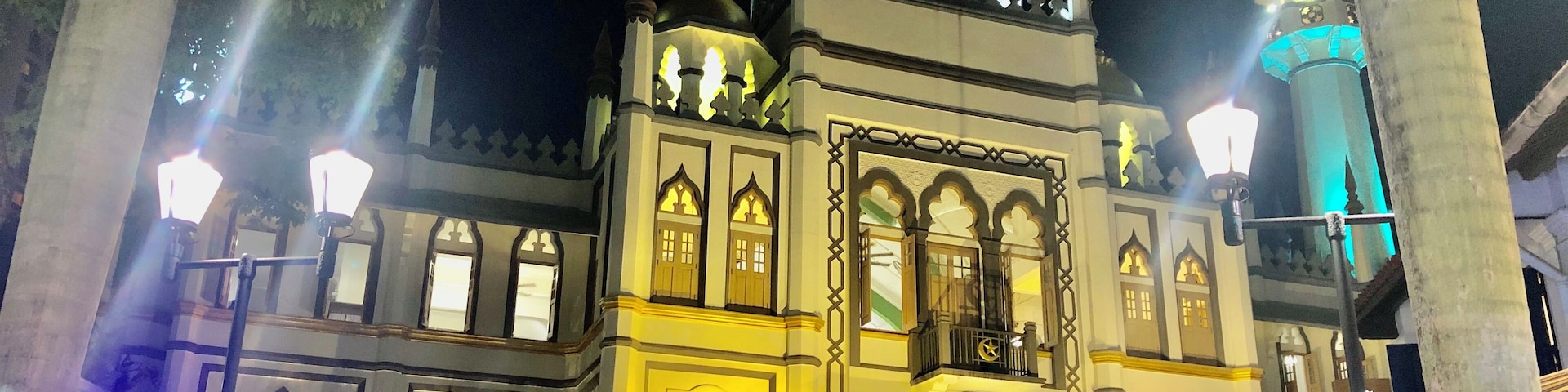 Landmark Islamic house of worship in the Kampong Glam in Singapore