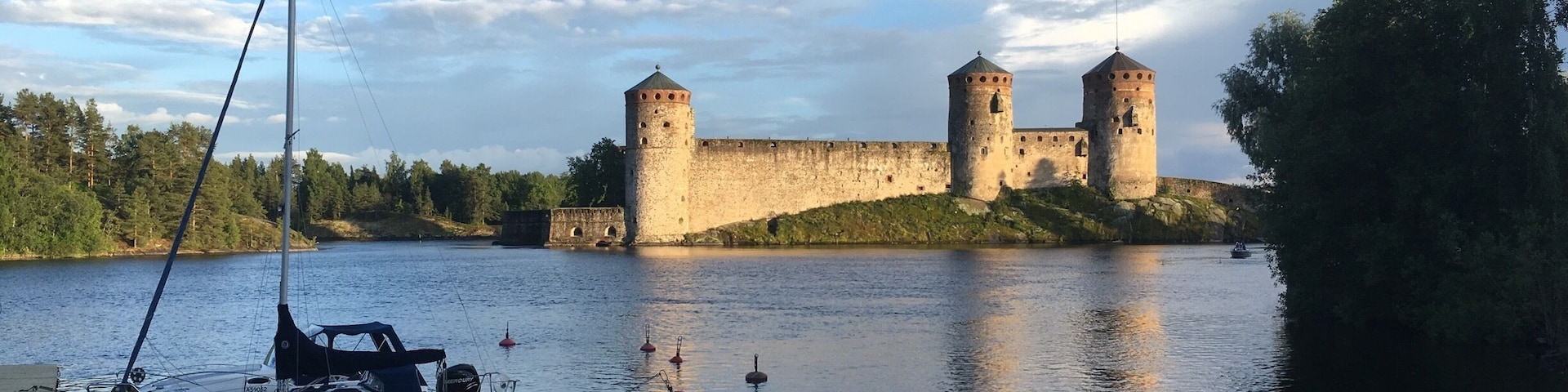 Serene evening stroll
