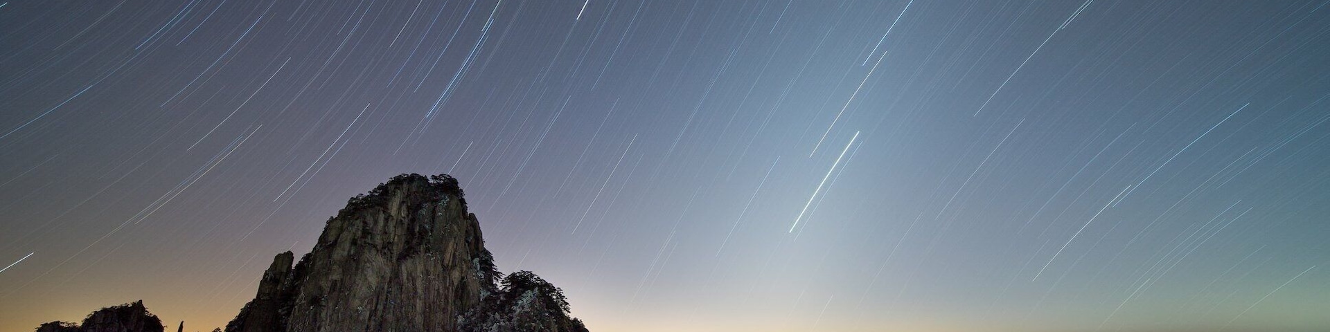 Startrail II Huangshan Anhui China