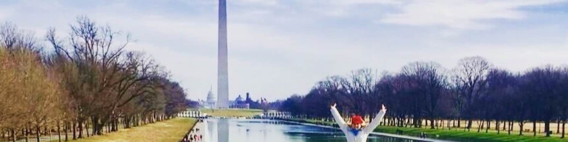 Me tucked up warm on the Mall #WinterWonders #GodBlessAmerica #crisp #USA