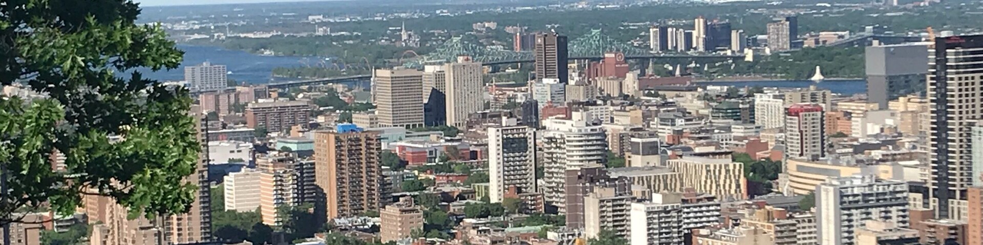 View of the city
#AboveItAll
Had to climb to get here but luckily it was mostly manmade steps going up the mountain (Mont- Royal) (took me much longer than it should have for me to put together that Mont Royal is where the name Montreal comes from!). Anyways, lots of steps, gorgeous views of the city, and a little gift shop that was closed when I got there.