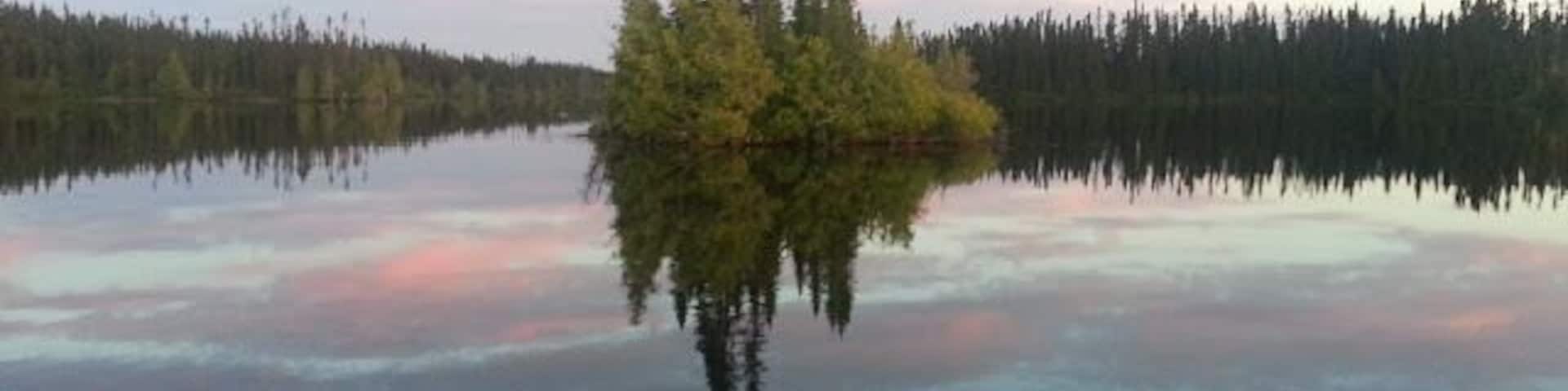 Complete silence at a lake near Chibougamou. 2013 07 03
