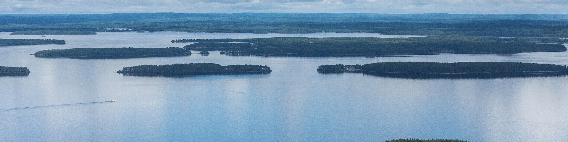 If you like nature and hills, this place offers very nice views to lake Pielinen.