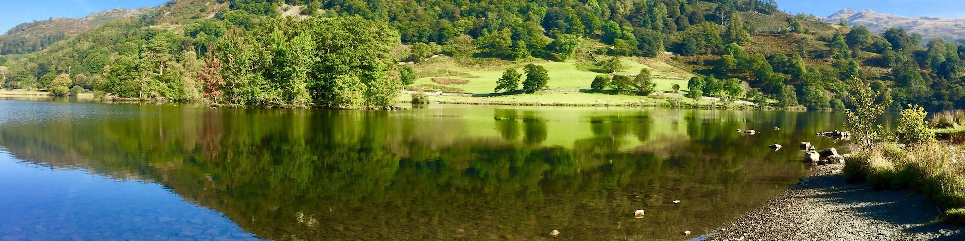 Across the lake to Heron Pike.