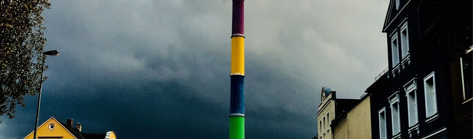 an der Autobahnausfahrt Chemnitz Glösa