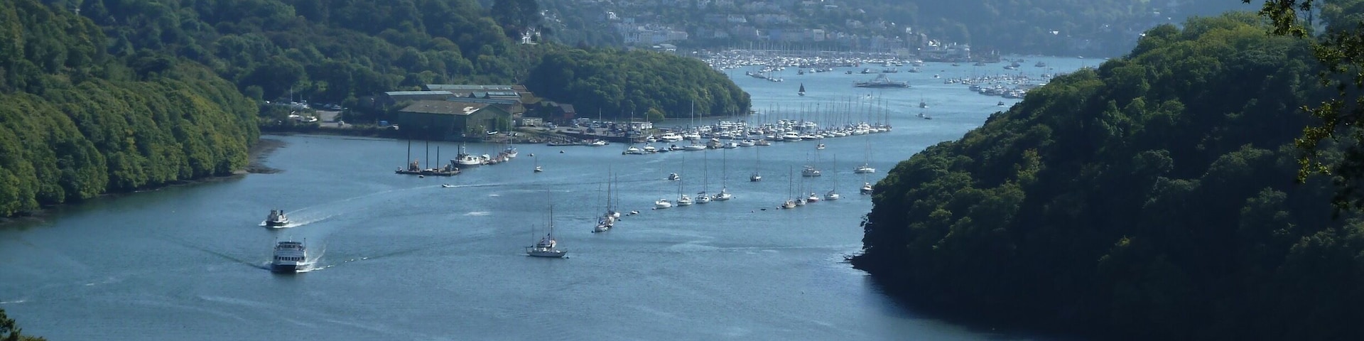 The fantastic view of the river from Agatha Christie’s holiday home Greenway