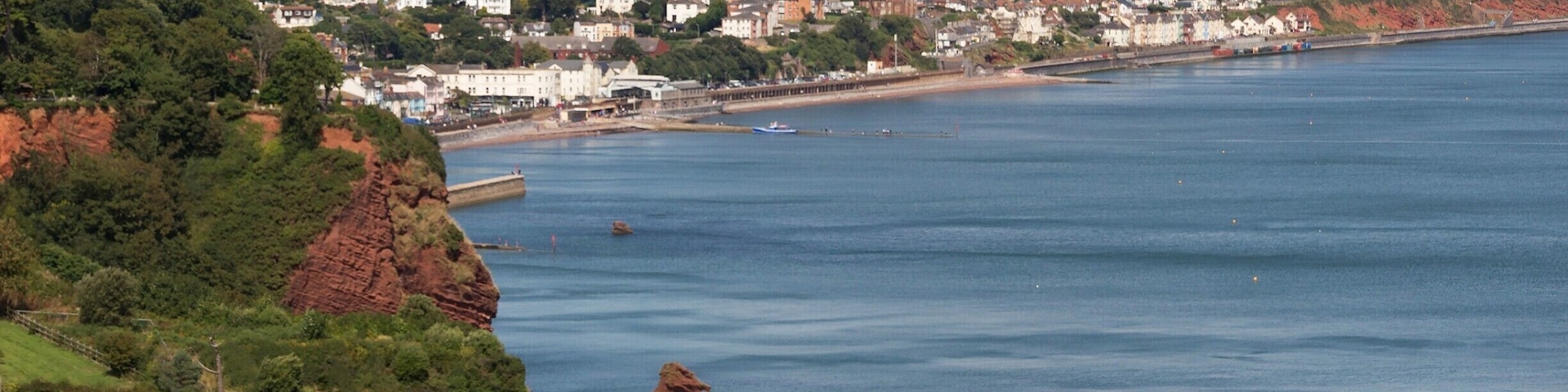 View across to Dawlish in Devon, there are some great walks in the area.