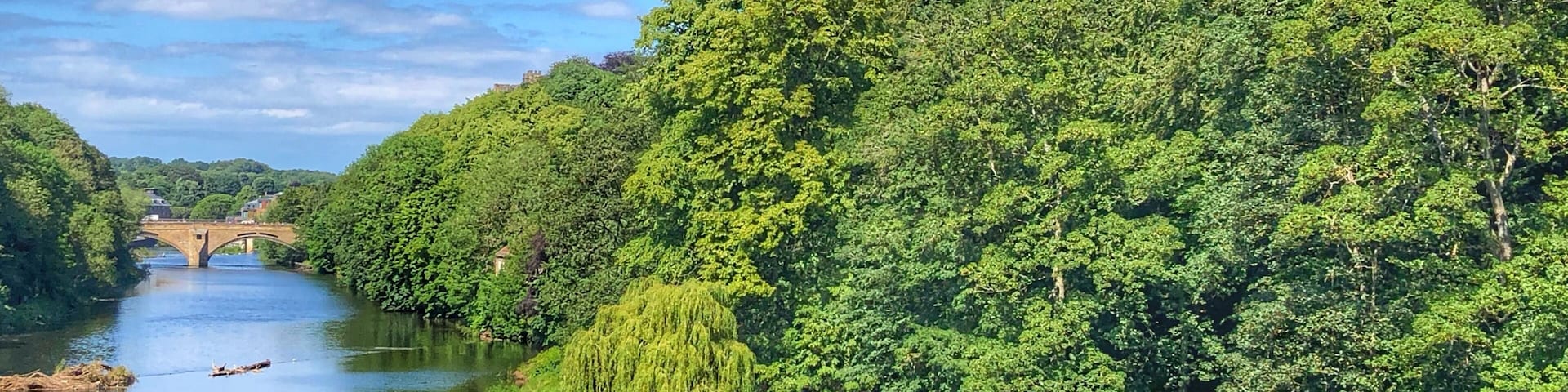 We stopped by Durham today as part of a University Open Day visit and took some time to also explore the town.
As well as the cathedral which commends a great spot over the river there is also the castle, botanical gardens as well as lots of old parts of the beautiful town to explore.